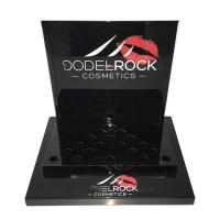 China Acrylic Lipstick Display Stand For Shop Holder Cosmetic Storage Display Box Cosmetics Pos Display for sale