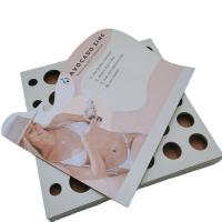 China Facial Serum PDQ Display Counter Corrugated Cardboard Table Top Display Rack Cosmetic Storage Display Box for sale