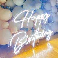 China Personalised Mounted Led Neon Wall Lights UV Printed Party Home Events Decor for sale