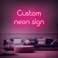 China Custom Led Neon Acrylic Sign Flex Outdoor Room Birthday Wedding Party for sale