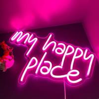 China Custom Led Neon Acrylic Sign Flex Outdoor Room Birthday Wedding Party for sale