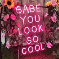 China Custom Home Advertising LED Letter Light Hustle LED Neon Light Signs for sale