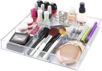 China Acrylic Drawer Organizer Storage Tray Clear Desk Makeup Drawer Organizer for Kitchen  Office for sale
