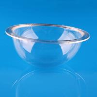 China 4-hole acrylic dome transparent plastic hemispherical indoor / Outdoor Replacement camera cover safety dome camera housing for sale