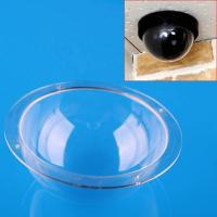 China 4-hole acrylic dome transparent plastic hemispherical indoor / Outdoor Replacement camera cover safety dome camera housing for sale