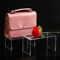 China 2 Tier 3 Tier Black Acrylic Monitor Riser Cupcake Dessert Display Rack Support for sale