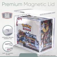 China ETB Display Case Magnet Lid Acrylic Booster Box Display Screw Assembly Closure Protector for sale