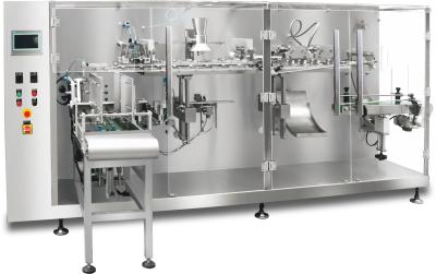 China 3.5kw Premade Bag Filling And Sealing Machine For Granule Nuts Chestnut Peanut for sale