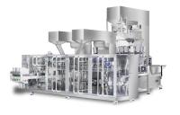 China 40-80Bags/Min Premade Pouch Filling Machine PLC Control Snacks Pouch Packing Machine for sale
