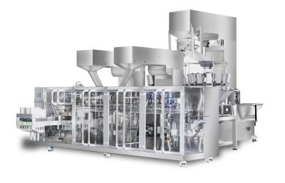 China 40-80Bags/Min Premade Pouch Filling Machine PLC Control Snacks Pouch Packing Machine for sale