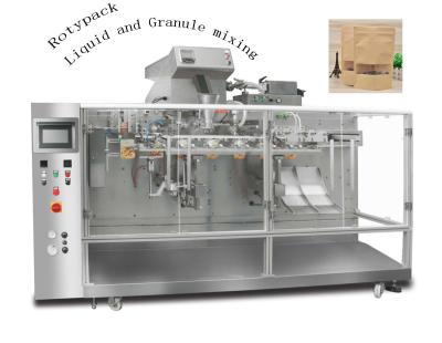 China Zipper Stand Up Pouch Packing Machine Automatic food Packaging 2 sets Filling head for sale