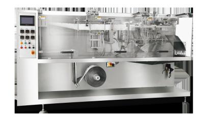 China PLC Spicy Powder Filling And Packing Machine 6.5kw Automatic Lubrication System for sale