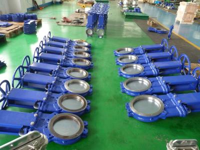China 150 - 300 Psi Pressure Rating Renew Seat Knife Gate Valve With Manual Operating Feature for sale