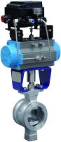 China DN1200 Segment Ball Control Valve For Low Maintenance Requirements for sale