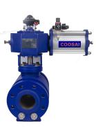 China O Shaped Trunnion Type Pneumatic Actuator Ball Valve for sale