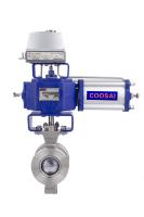 China Linear Flow Characteristic Segment Ball Valve V Type for Industrial Applications for sale
