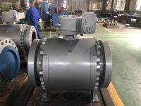 China 600LB Trunnion Ball Valve with Soft Seat and Bleed Function for sale