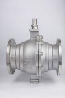 China Anti Static Pneumatic Operated Metal Seated Ball Valve for sale