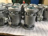 China Manual Operation Metal Seated Ball Valves For High Temperature for sale