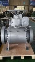 China WCB Fire Safe Trunnion Type Metal Seat Ball Valve 2500LB for sale