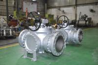 China L Type Three Way Ball Valve With Integral Body Structure for sale