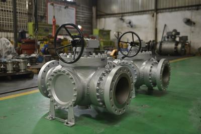 China Three Way Top Entry 600lb T Type Ball Valve for sale