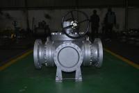 China Three Way Top Entry 600lb T Type Ball Valve for sale