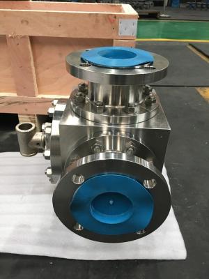 China Top Entry Four Way Multiple Bore Ball Valve for sale