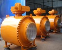 China 600LB Trunnion Ball Valve with Blowout Proof Design for sale