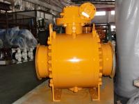 China Side Entry Forged Trunnion Ball Valve With BW Ends for sale