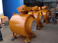 China Double Isolation & Bleed Side Entry Trunnion Mounted Ball Valve for sale