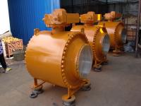 China Double Isolation & Bleed Side Entry Trunnion Mounted Ball Valve for sale