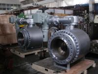 China 2500lb Trunnion Ball Valve for Side Entry in Temperature Environments for sale