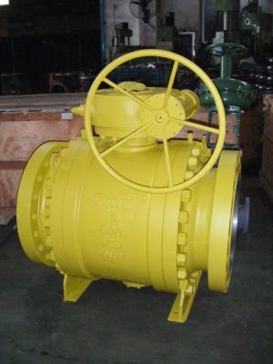 China Soft Seat Trunnion Ball Valve For Anti Static Applications And Bleeding for sale
