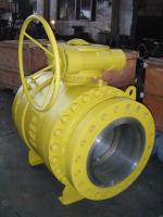 China 600LB Three Piece Side Entry Trunnion Type Ball Valve for sale