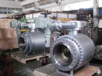 China 16 Inch 600LB Side Entry Trunnion Ball Valve for sale