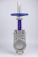 China Butt Weld Connection Type Knife Gate Valve With Double Acting Pneumatic for sale