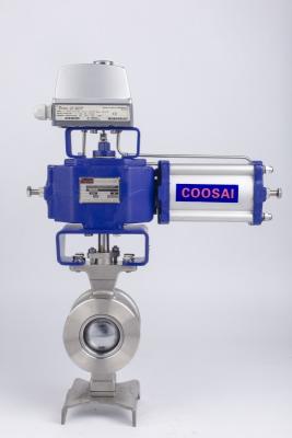 China Stainless Steel Segment Ball Valve for High-Temperature Environments for sale