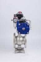 China Manual Operation Segment Ball Valve with Cast Steel Body for Competition for sale