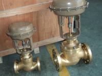 China ASME B16.34 Bronze Material Single Seat Pneumatic Control Valve for sale