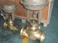 China ASME B16.34 Bronze Material Single Seat Pneumatic Control Valve for sale