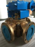 China Four Way Port Bronze Plug Type Valve for sale