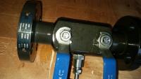 China Double Flanged 2500lb Dual Discharge DBB Ball Valve for sale