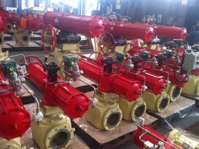 China Fire Safe Anti Static Design Double Block And Bleed Pneumatic Top Entry Ball Valve for sale