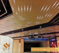 China Punching Metal Facade System Aluminum Wall Cladding Panel For Decoration Curved Shape for sale