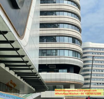 China Perforation Aluminium Sheet Metal Cladding For Ceiling Or Facade Powder Coated for sale