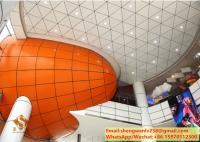 China Perforating Aluminium Screen For Building Wall Cladding Covering With LED Light for sale