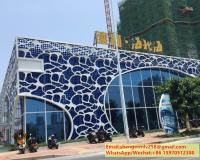 China Perforated metal wall cladding decoration solid aluminum sheet metal screen for sale