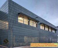 China Building Material decoration Wall Cladding Aluminum Exterior Perforated Panel Supplier for sale