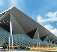 China Powder Coating Exterior Aluminum Perforated Panel Metal Aluminum Facade for sale